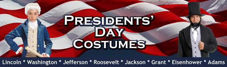 Vintage Style President's Day Costumes - Kids & Adults