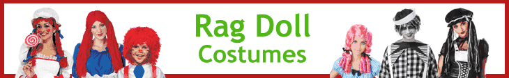 Adult and Child Rag Doll Costumes