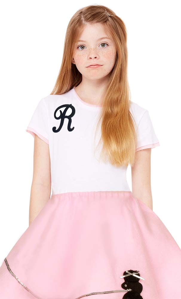 Retro Script Embroidered Iron-On Letters - Candy Apple Costumes - 50's ...