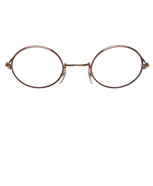 Round Gold Rim Glasses - Candy Apple Costumes - Steampunk Costumes