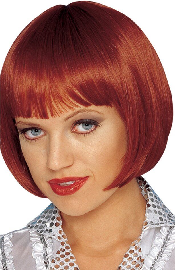 Sassy Natural Red Wig - CandyAppleCostumes.com