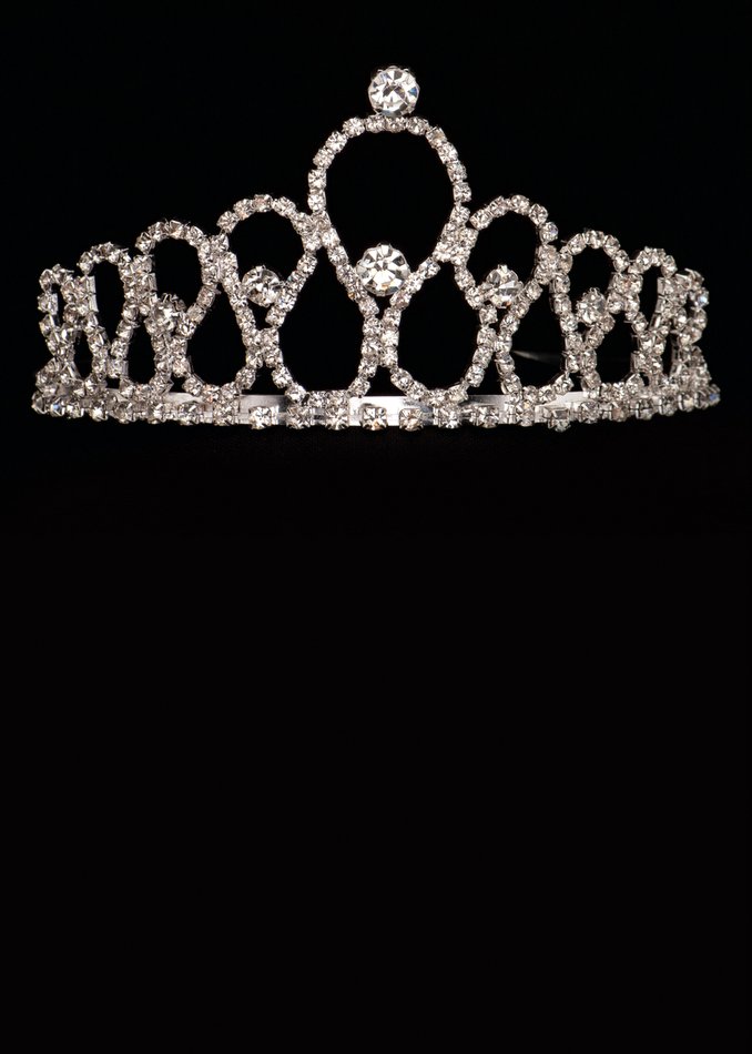 Tiara Black Background