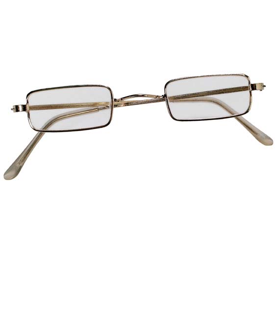 Square Gold Rim Glasses - Candy Apple Costumes - Pop Culture