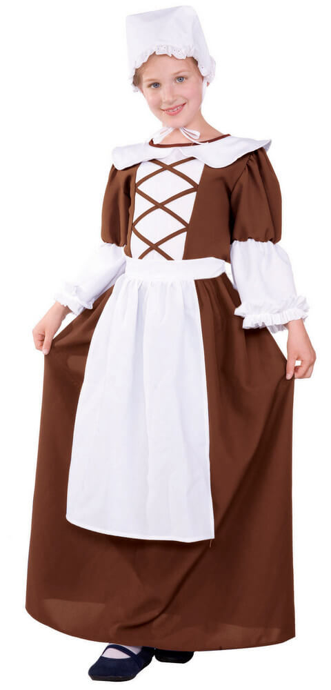 Teen/Tween Colonial Peasant Girl Costume - Candy Apple Costumes ...