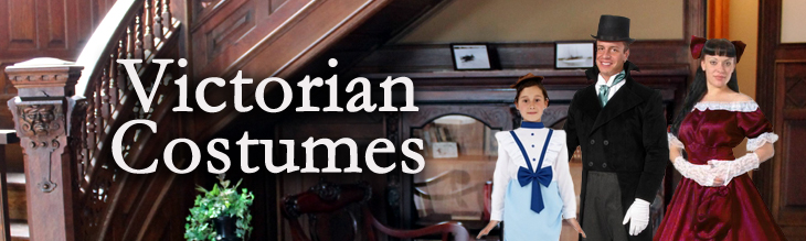 Authentic-looking Victorian Costumes for Kids & Adults