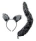 Wolf Ears Headband & Tail - CandyAppleCostumes.com