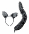 Wolf Ears Headband & Tail - CandyAppleCostumes.com