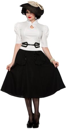 Women's 1940's Bombshell Blouse - Candy Apple Costumes - 40's Costumes