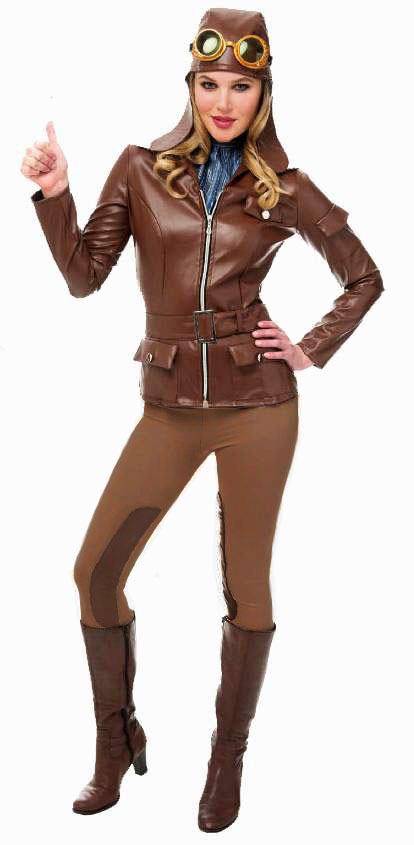 Women's Lady Earhart Aviator Costume - Candy Apple Costumes - 20's Costumes