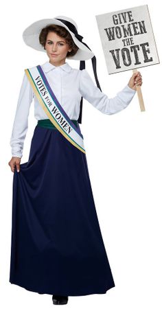 Women's American Suffragette Costume - Candy Apple Costumes - Heroes in ...