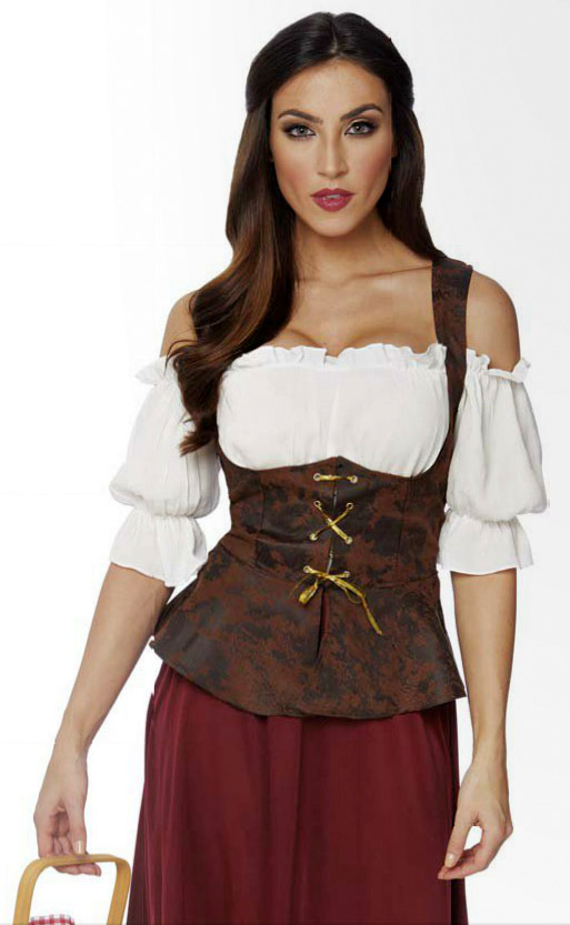 Women's Renaissance Peasant Lady Costume - Candy Apple Costumes ...