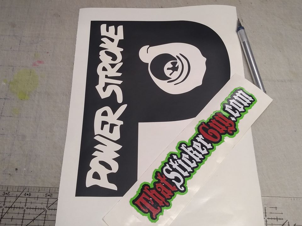 Powerstroke P Decal
