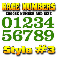 Vintage Racing Numbers