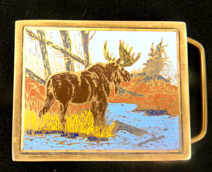 Vintage Wild Life Belt Buckles
