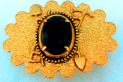 Vintage Gold Plated and Sterling Silver Belt Buckles