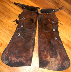 Old West era museum relics for sale, Spurs, Saddles, Chaps, Guns ...