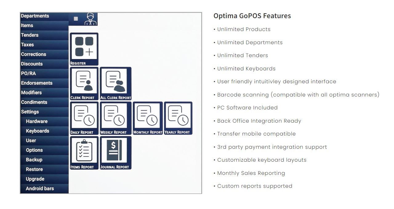 Optima APOS-03 POS Bundle