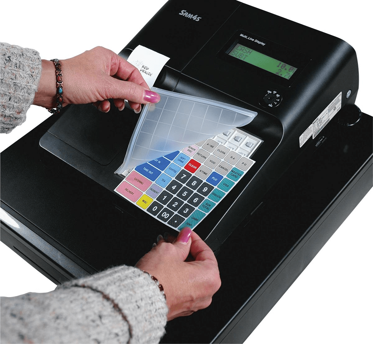 Cash Register Keyboard Template