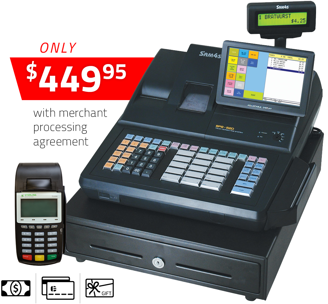 SAM4s SPS-520RT cash register