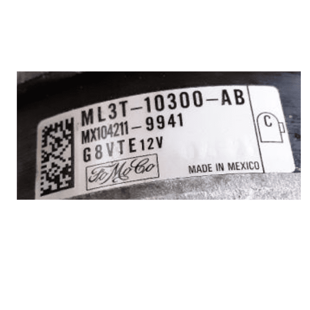 Alternator for 2022 Ford F150 2.7L MX104211-9941 ML3T-10300-AB - Denso ...