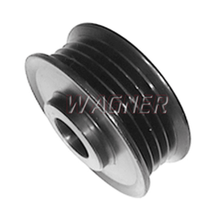 Alternator Pulley, 4 Groove, 55mm OD, 17mm ID, 9mm to First Groove ...