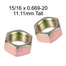 Alternator Pulley Nut 15/16 inch x .669-20,11.110 mm Thick - QTY 2 ...