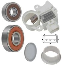 Alternator Rebuild Kit for 2005-2008 Ford F150 4.2L V6 110 Amp 6G Opt ...