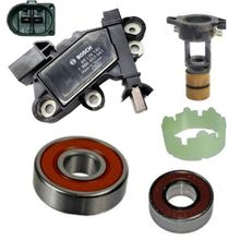 Alternator Rebuild Kit; Bosch Brand Voltage Regulator with Brushes and ...