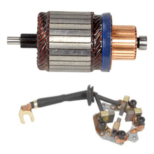 Armature and Brush Holder with Brushes for Electric Reverse Motor ...