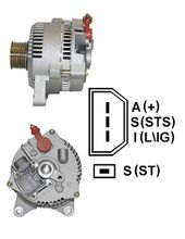 Alternator Rebuild Parts List for 130 Amp 3G Ford Lincoln Mercury ...