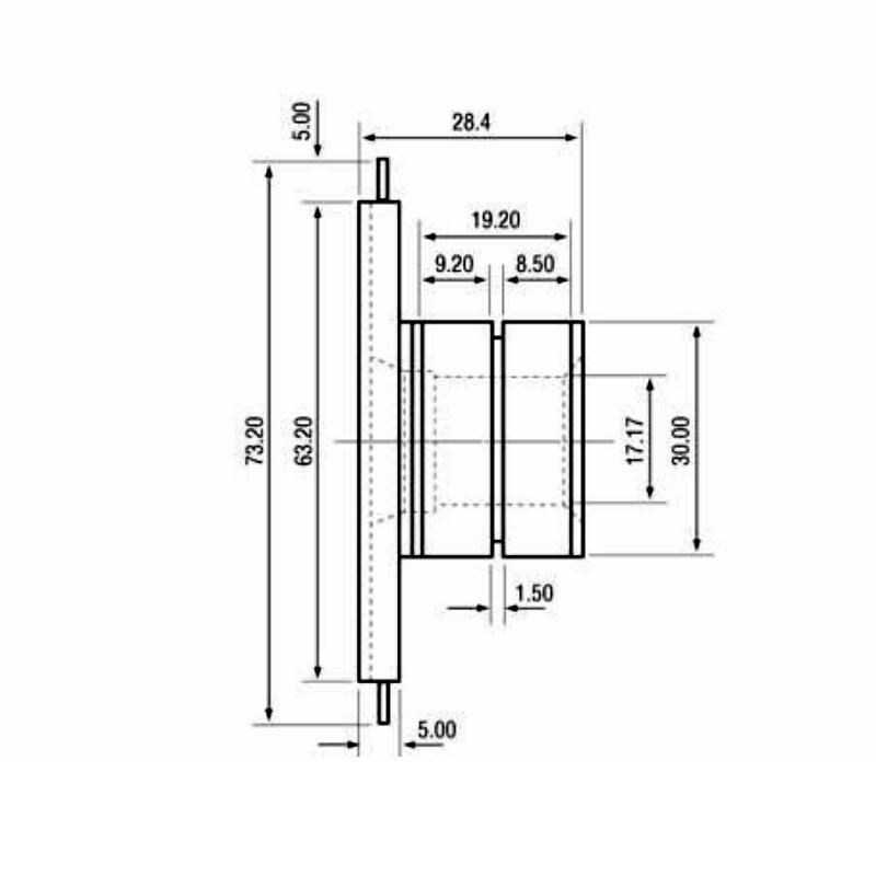 Slipring 17.2mm ID x 30.0mm OD, for Paris Rhone / Valeo Alternators ...