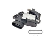 Valeo Alternator Voltage Regulator, Electronic, 12V, 14.8 Set Point ...