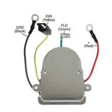 Voltage Regulator 105-64, 8RG2010A, R7-1 For Motorola / Prestolite MR ...