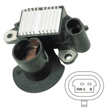 Voltage Regulator with Brushes for Mercruiser Optimax with Delco ...