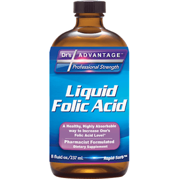 Liquid Folic Acid Supplement 8 oz