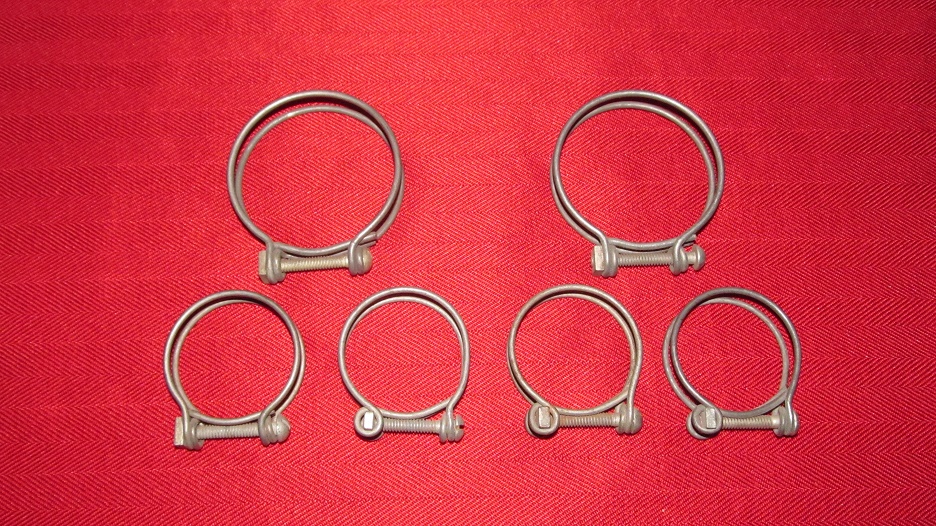 1936-1948 Cadillac & LaSalle Wire Type Radiator Hose Clamp Set TEMP ...