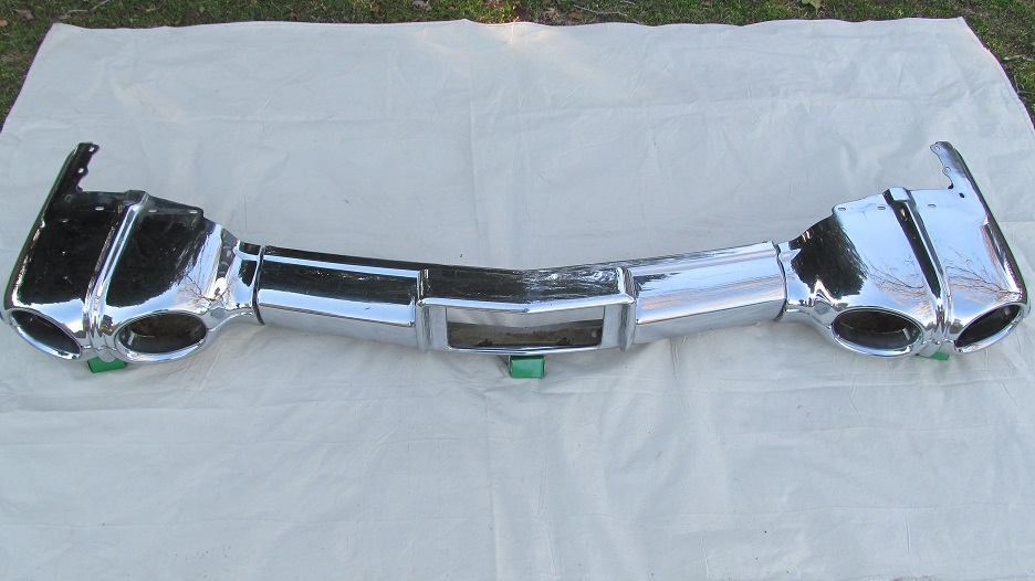 1959 CADILLAC FRONT BUMPER COMPLETE EXCELLENT USED