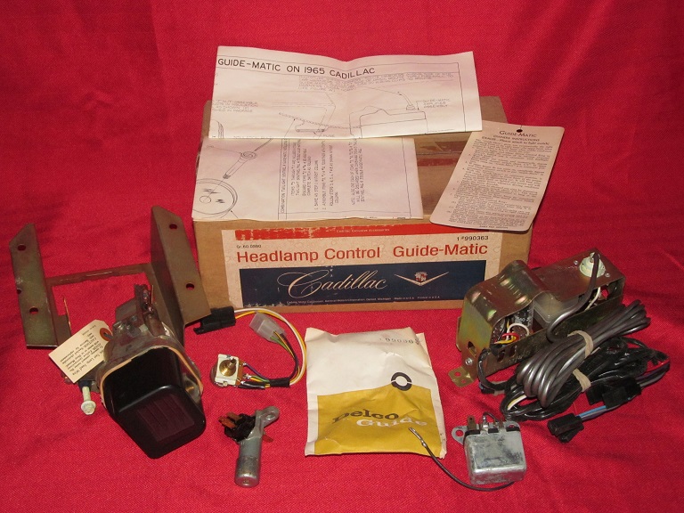 1965 CADILLAC GUIDE-MATIC HEADLAMP CONTROL NEW OLD STOCK IN ORIGINAL BOX