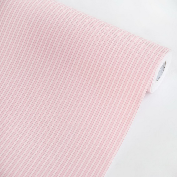 Pink Stripe - Self-Adhesive Wallpaper Home Decor(Roll)
