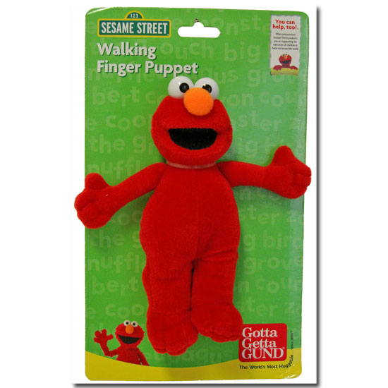 Gund Sesame Street Elmo Walking Finger Puppet
