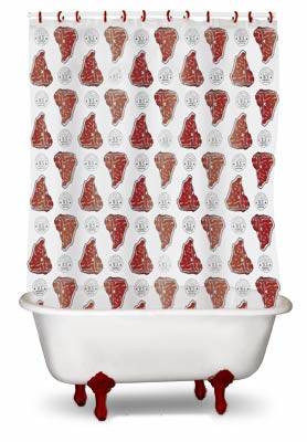 Meat Shower Curtain