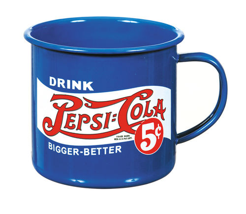 Pepsi Enamelware Coffee Mug