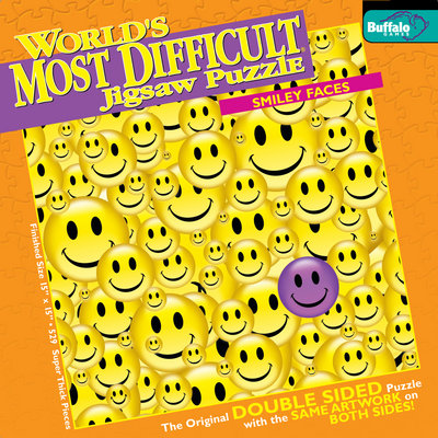 World's Most Difficult Puzzles - Smiley Faces (529 Pieces)