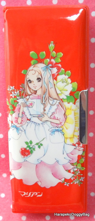 vintage, japanese stationery, retro, pink, pencil case, stationery ...