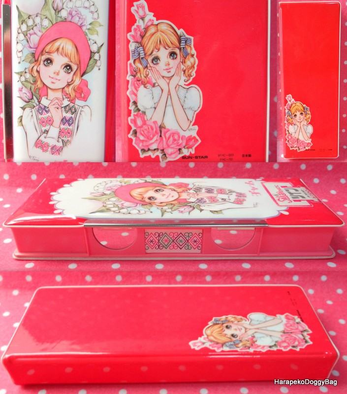 vintage, japanese stationery, retro, pencil case, stationery, shoujo ...