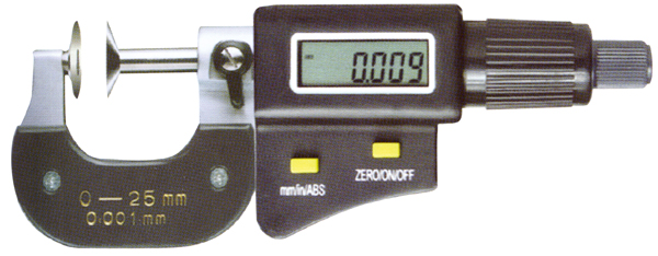0-1 INCH ELECTRONIC DISC MICROMETER starrett fowler mitutoyo