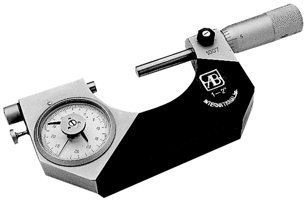 1-2 INCH INDICATING MICROMETER (.00005 INCH )( mitutoyo starrett fowler