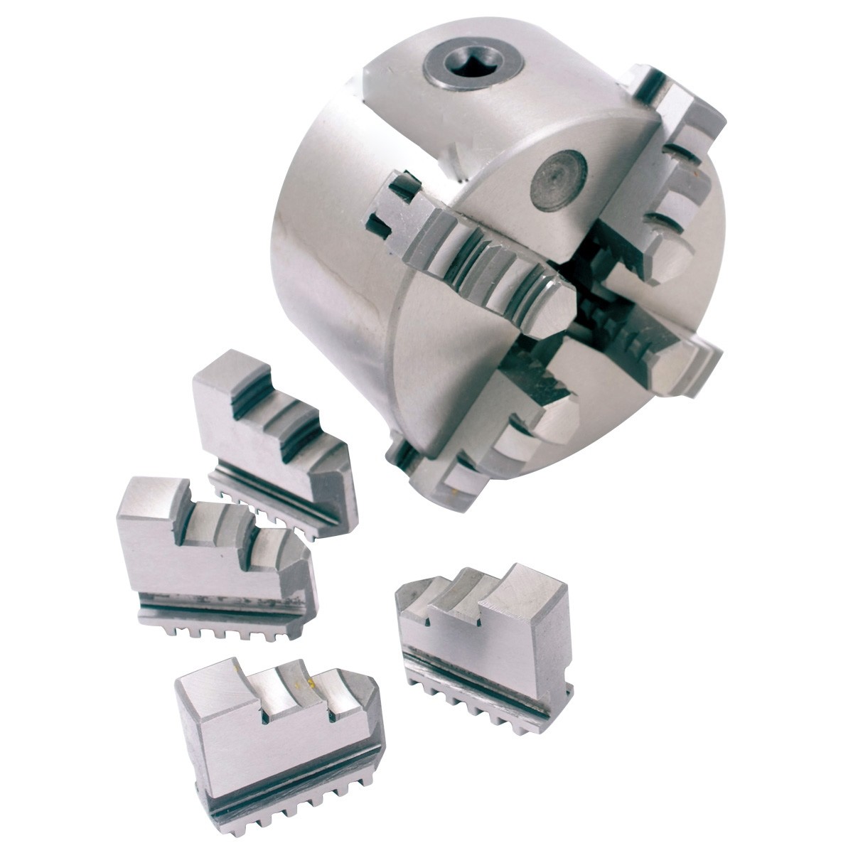 6 INCH 4-JAW SELF-CENTERING CHUCK (PLAIN BACK)