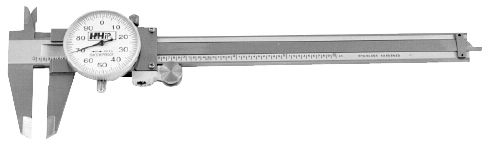 6 INCH PRO-QUALITY DIAL CALIPER starrett mitutoyo spi fowler brown ...