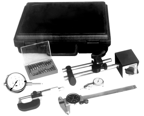 6PC MEASURING TOOL KIT micrometers indicators dial test indicators ...